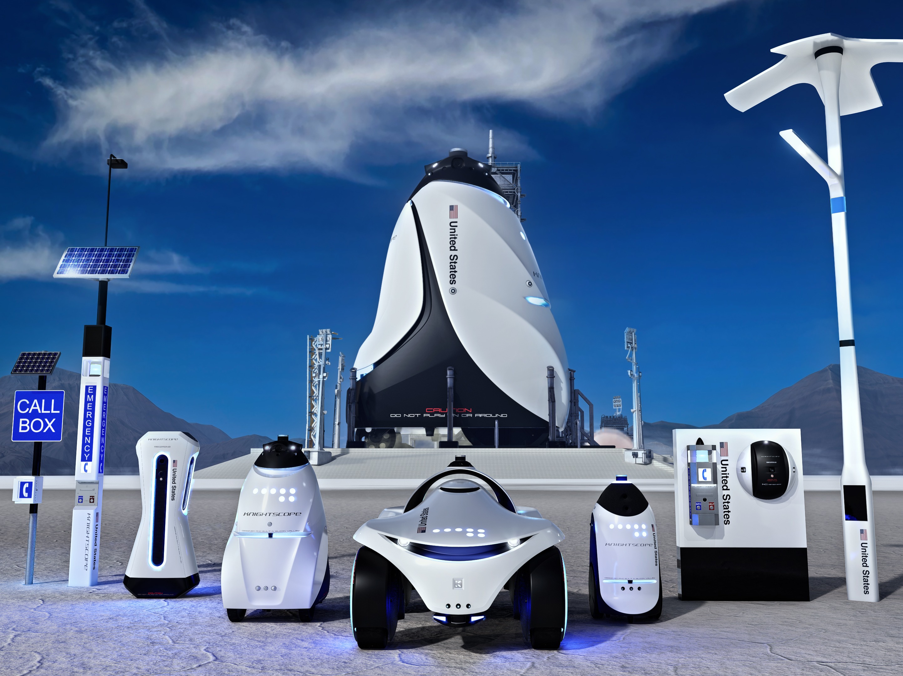 Knightscope Autonomous Security Robots & Emergency Communication Services